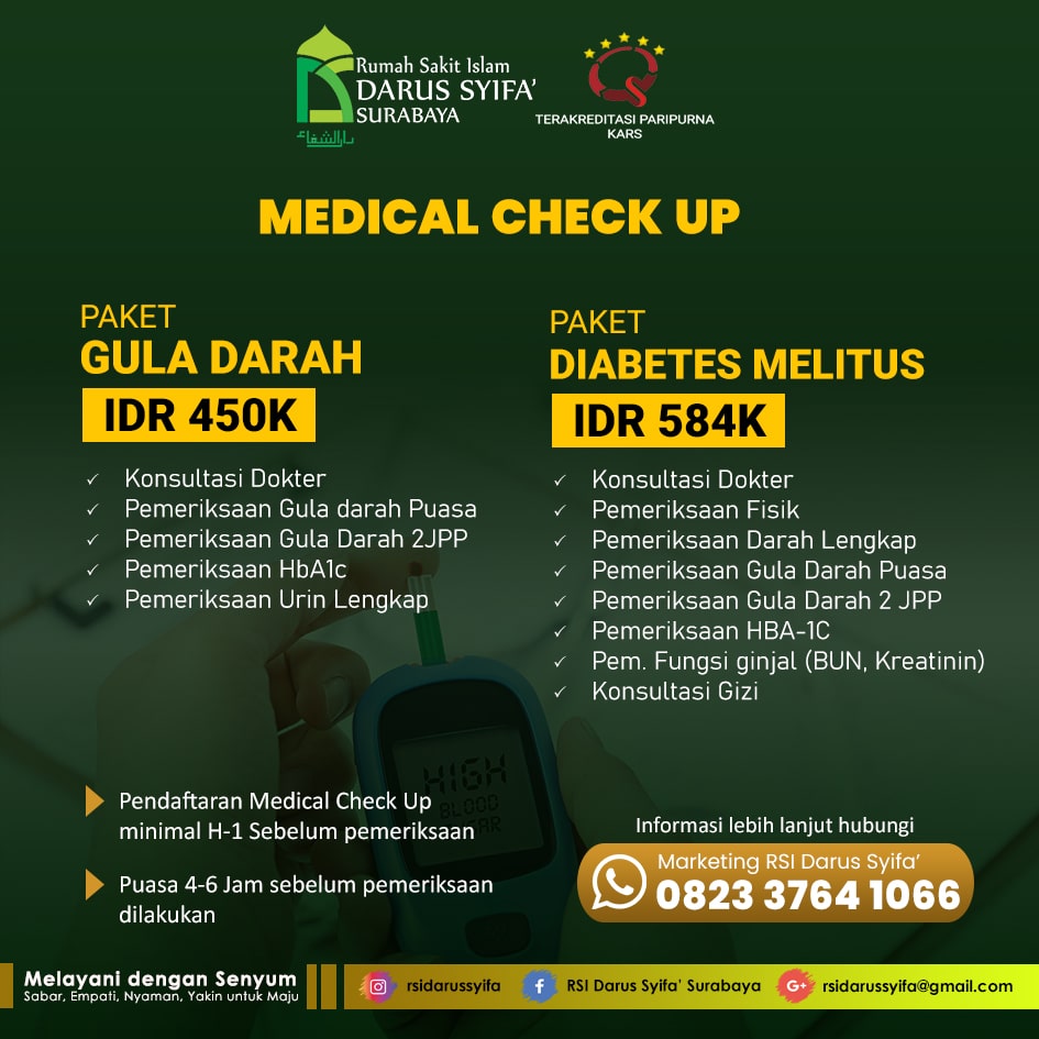 Promo Layanan – RSI DARUS SYIFA' SURABAYA